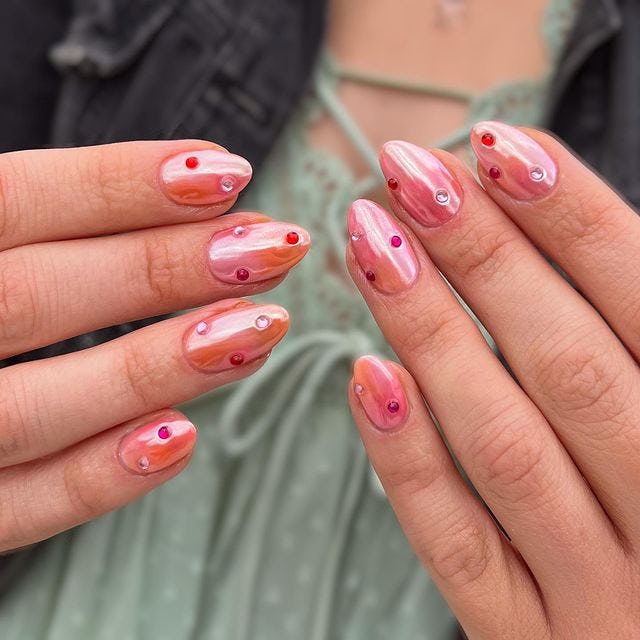 Two-Tone Chrome Nails Are Taking Over BeautyTok