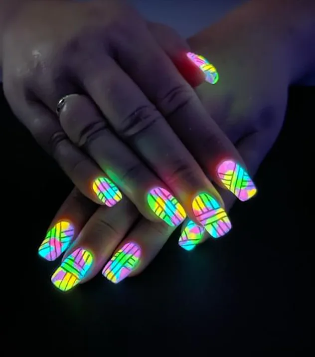 15 Glow-In-The-Dark Nail Ideas That Are Seriously Lit