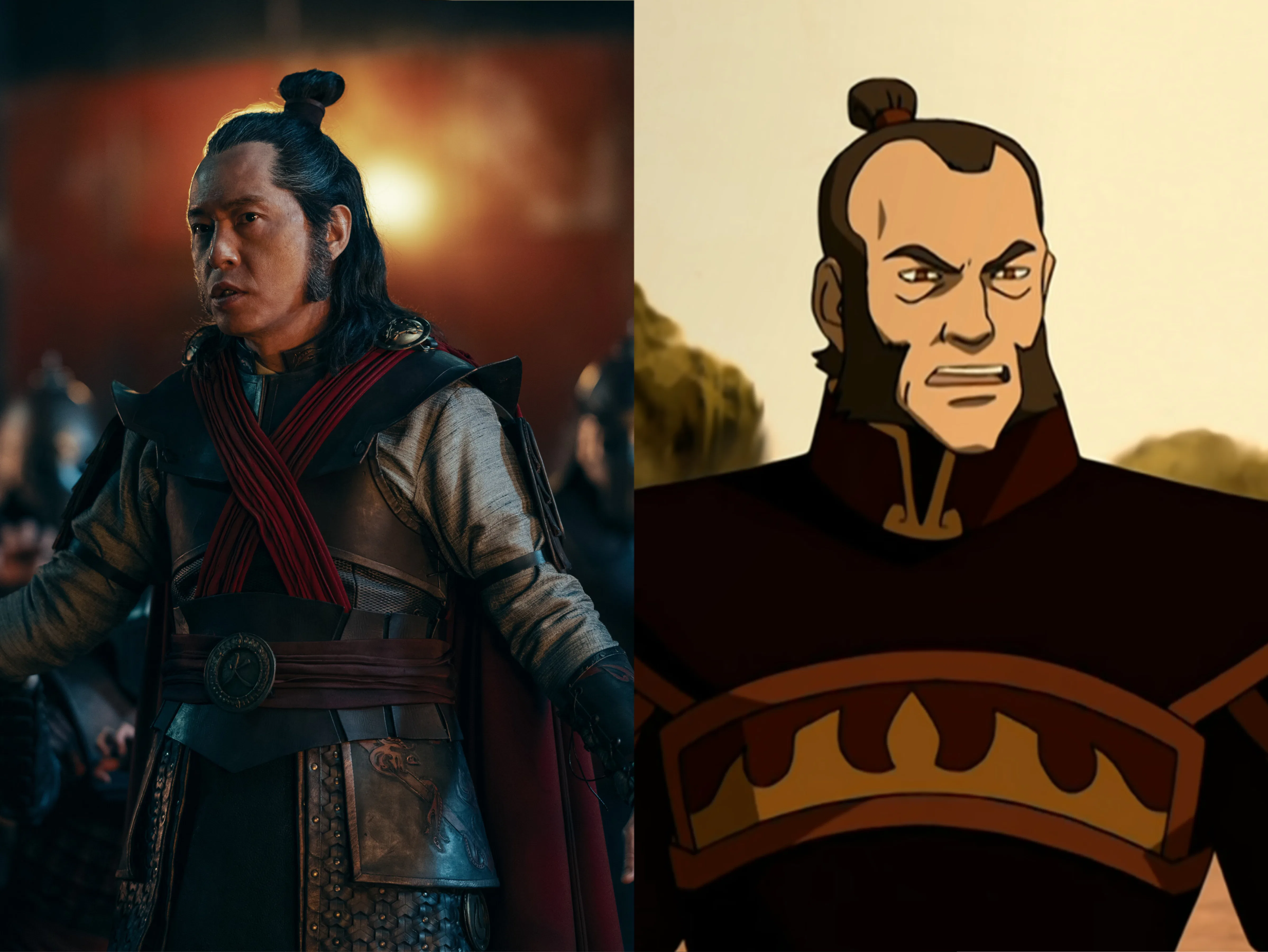 'Avatar: The Last Airbender' Characters & Actors In Side-By-Side Photos