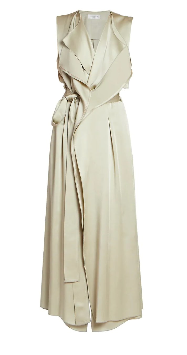 Katie Holmes' Trench Coat Dress Will Make You Do A Double Take