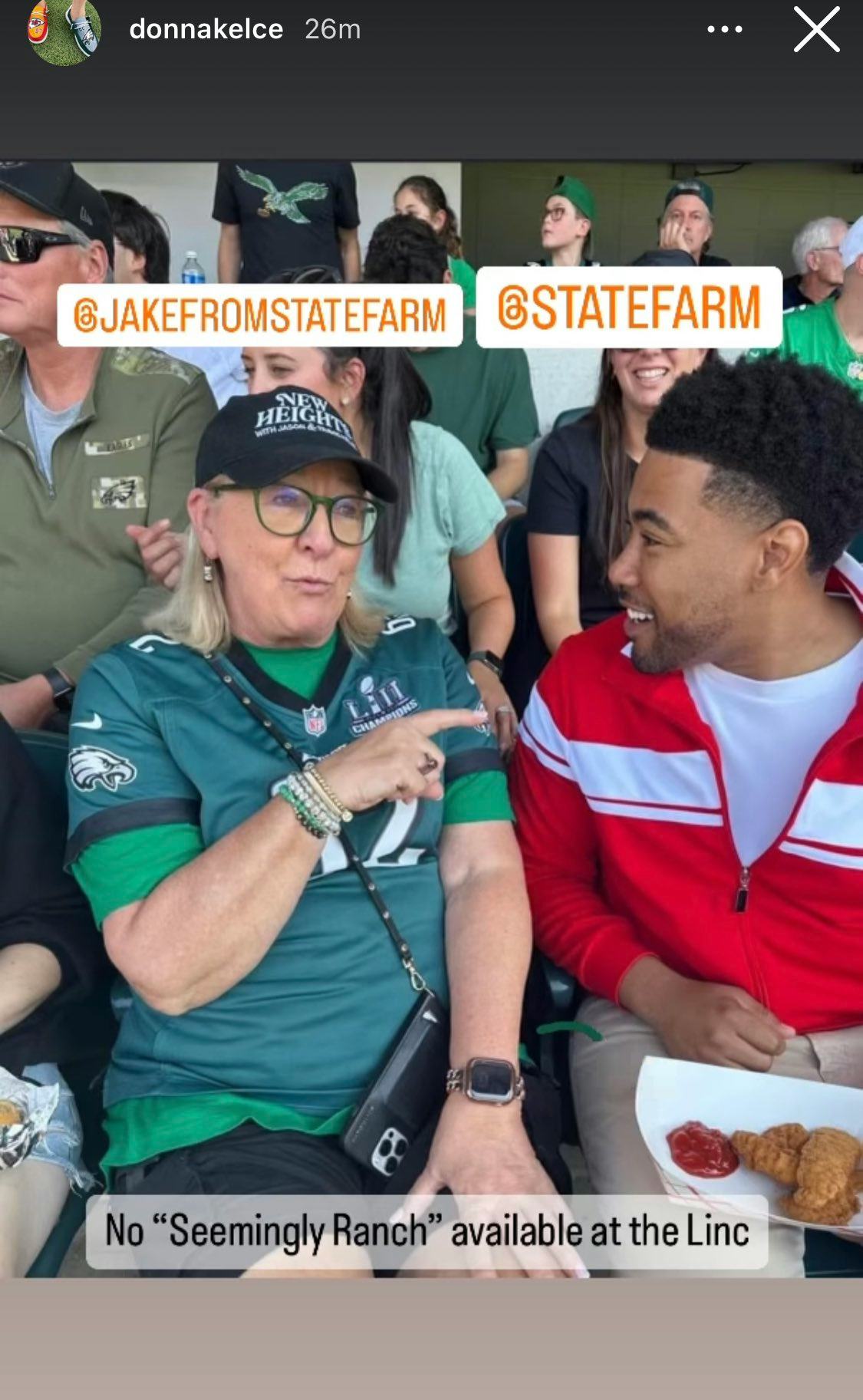 Donna Kelce Trolled Taylor Swift's "Seemingly Ranch" Meme