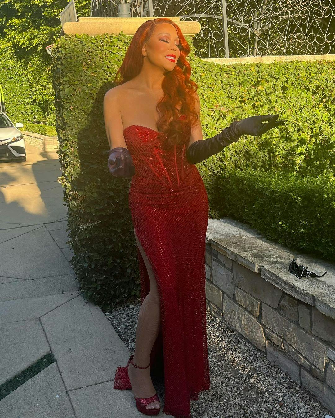 Mariah Carey's Red Hair Is The Best Thing About Her Halloween Costume