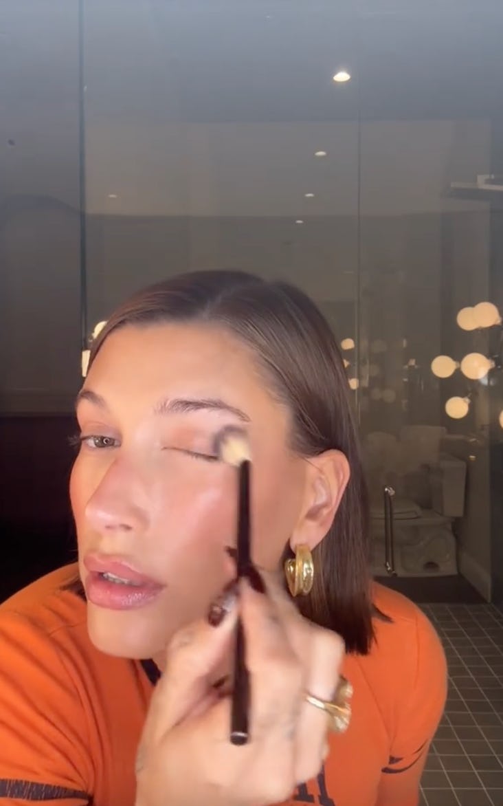 Hailey Bieber's 'Espresso Makeup' Will Instantly Up Your Cool Factor