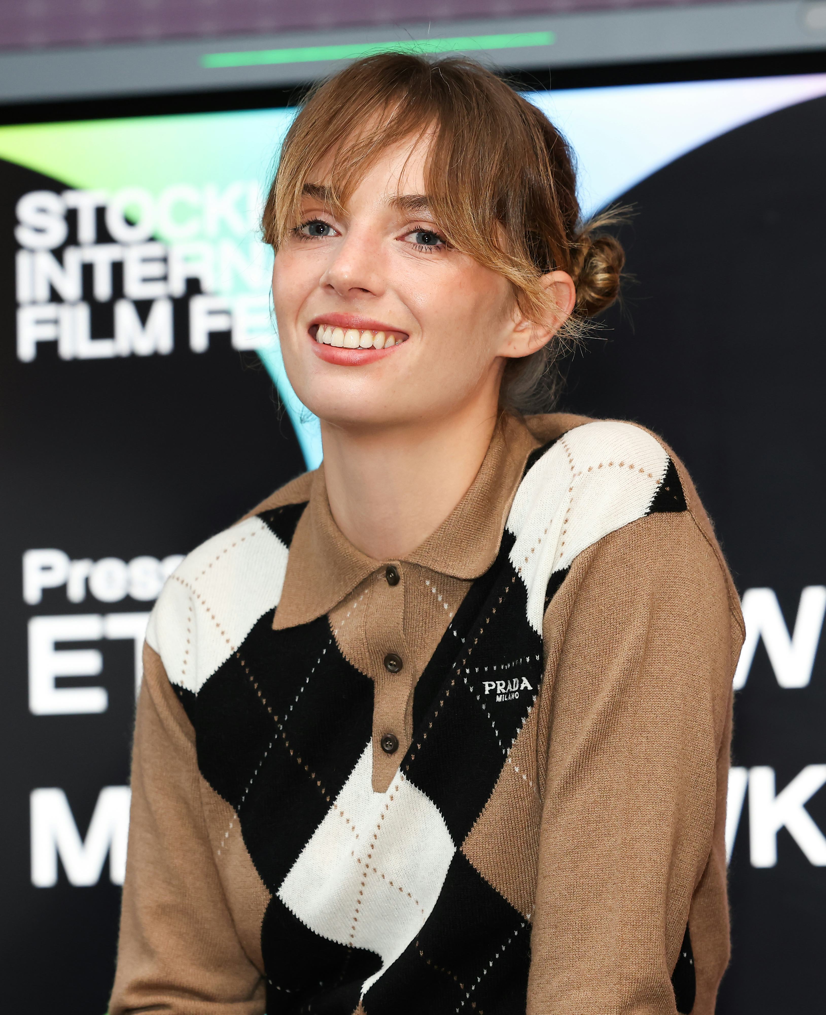Maya Hawke Makes the Geek Extremely Chic With Argyle and Plaid
