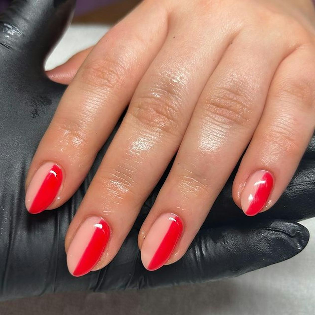 13 Half & Half Nail Design Ideas For When You Can't Choose One Color