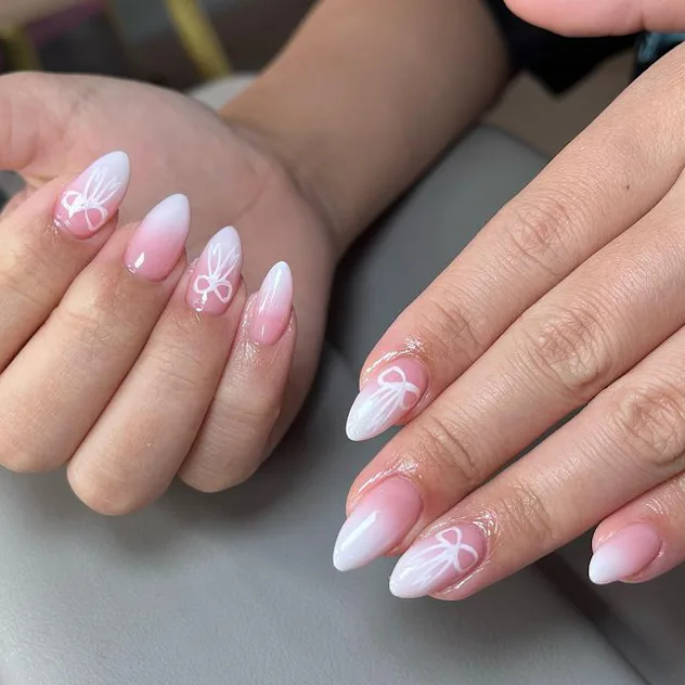 15 Ribbon & Bow Nail Art Ideas That Are Balletcore Perfection