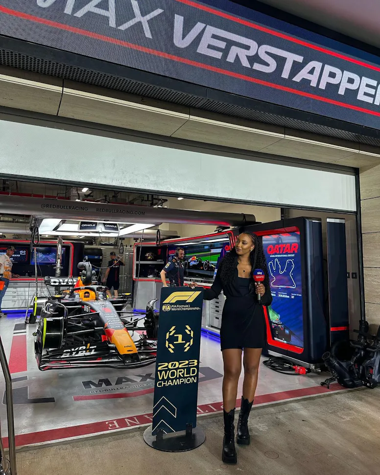 Naomi Schiff Knows How To Dress For A Formula 1 Weekend