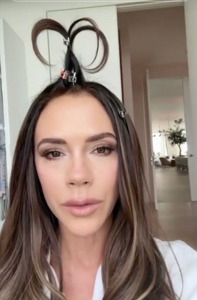 Victoria Beckham's TikTok Hair Tutorial Features The Best Volume Tip
