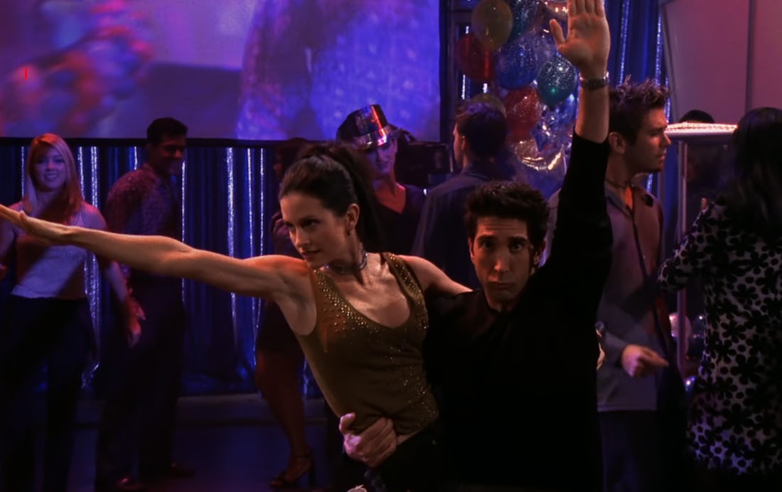 'Friends’: Monica & Ross Performed The Routine 24 Years Ago