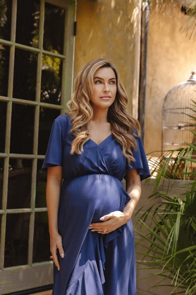 Chrishell Stause Wears Faux Baby Bump For Lifetime Movie