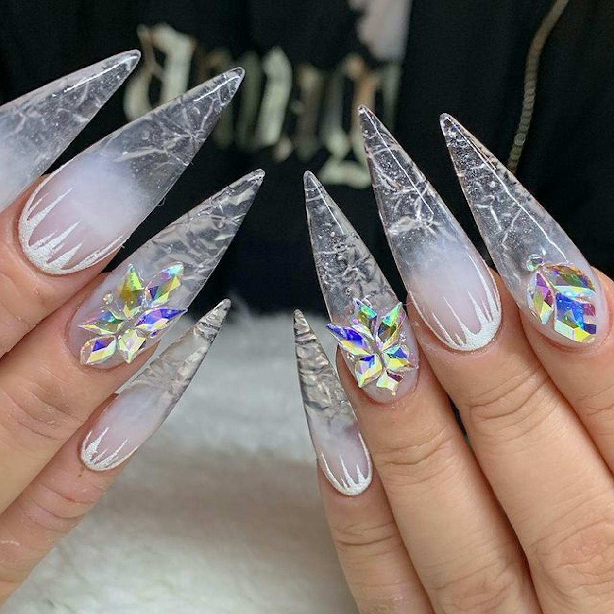 14 Icy Nail Designs That Are Perfect For Winter