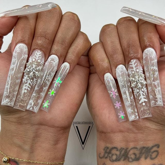 14 Icy Nail Designs That Are Perfect For Winter