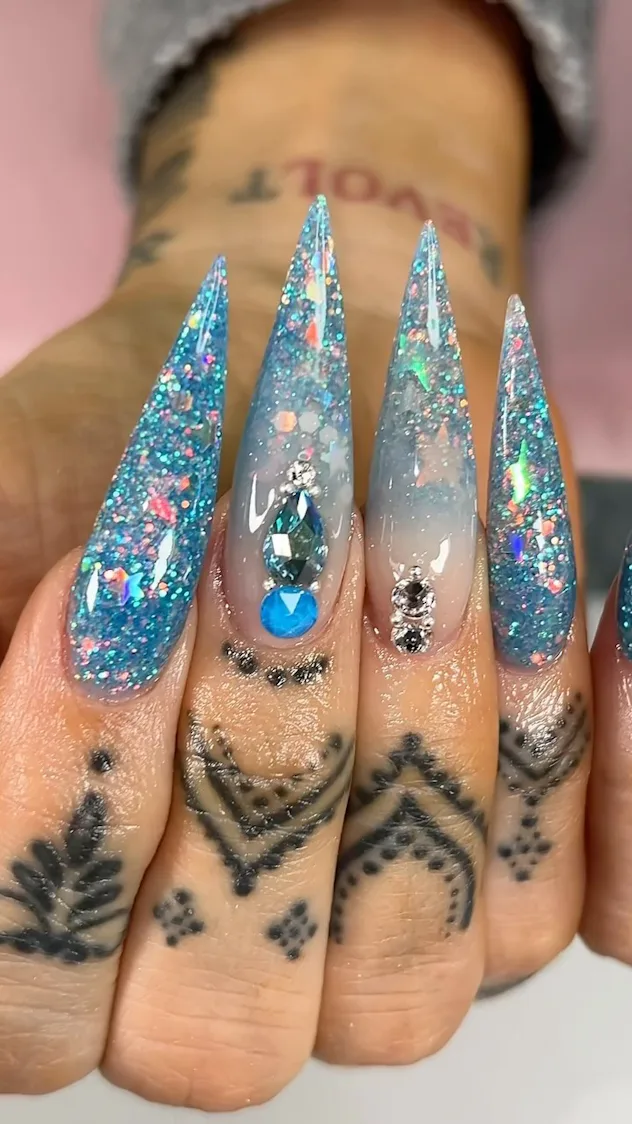 14 Icy Nail Designs That Are Perfect For Winter