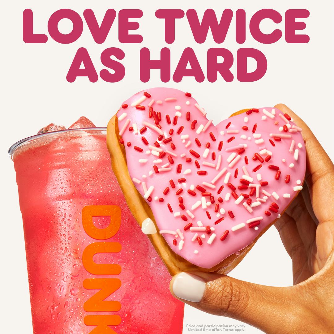 Dunkin's Valentine's Day 2023 Menu Is Here