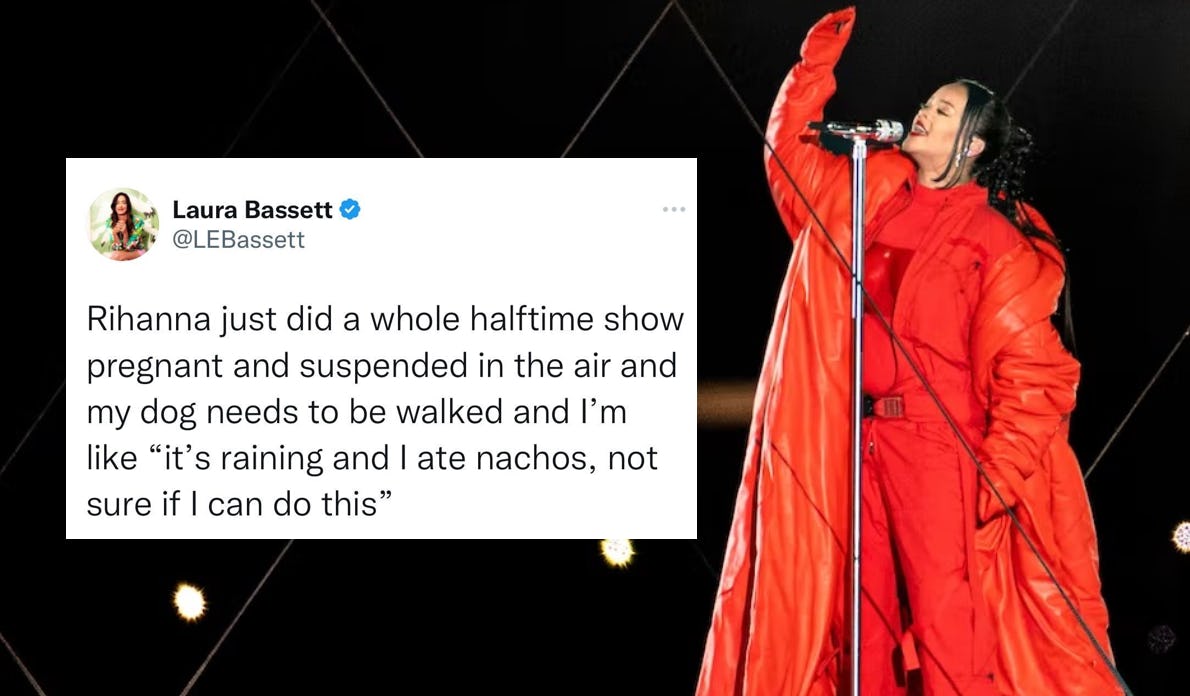 Twitter Had Thoughts About Rihanna's Super Bowl Pregnancy Announcement