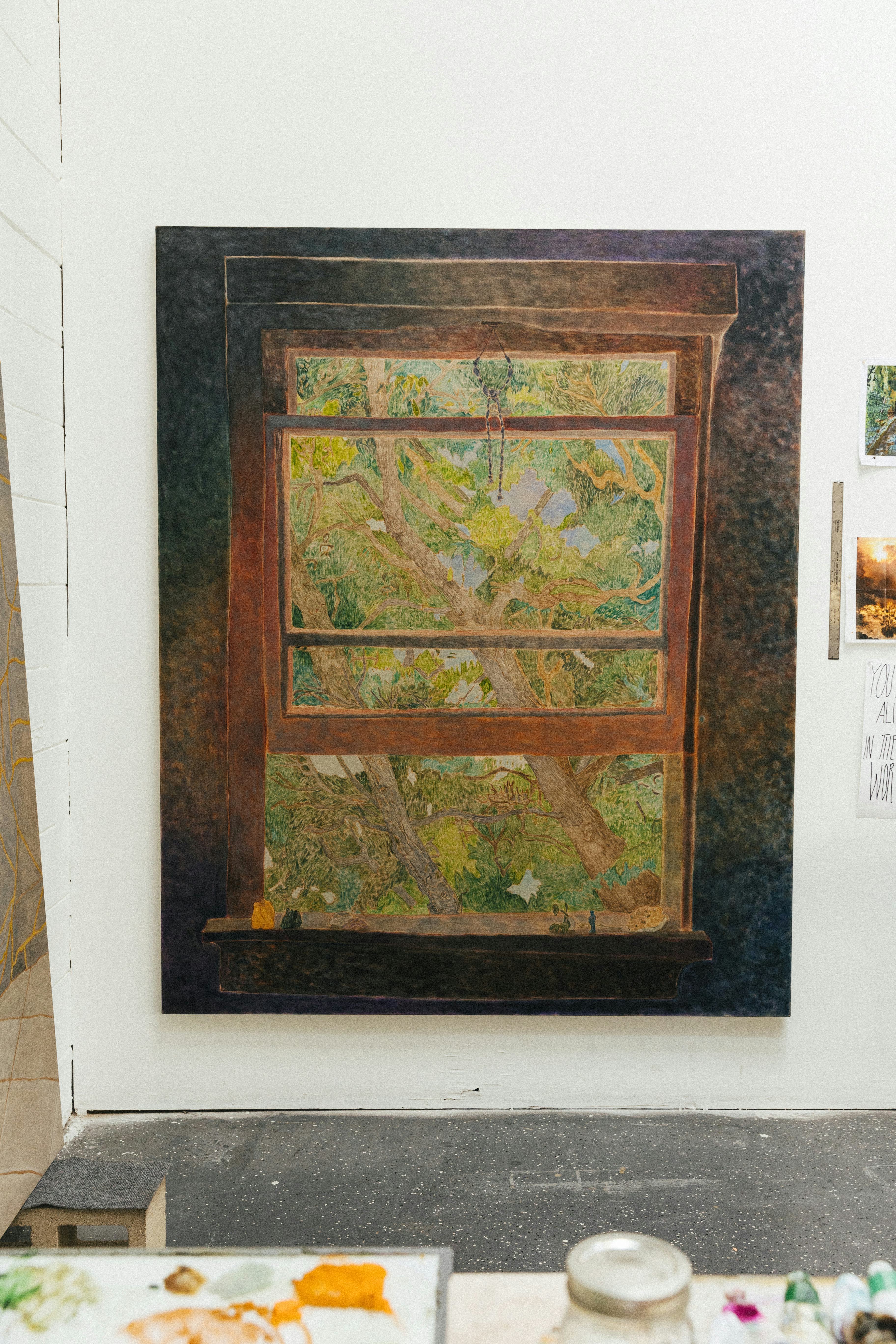 Inside Hayley Barker's Night Gallery Exhibition "Laguna Castle"