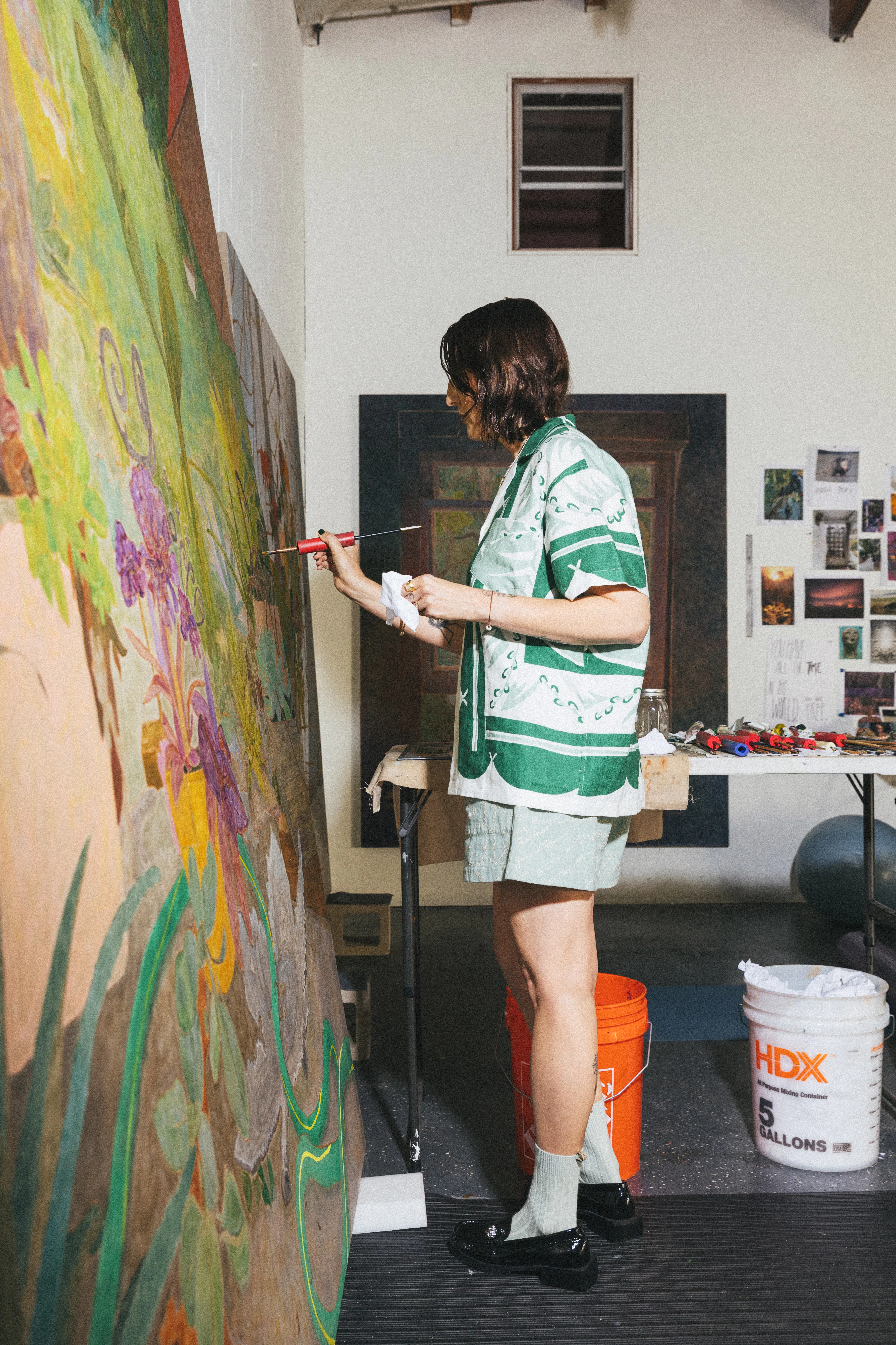 Inside Hayley Barker's Night Gallery Exhibition "Laguna Castle"