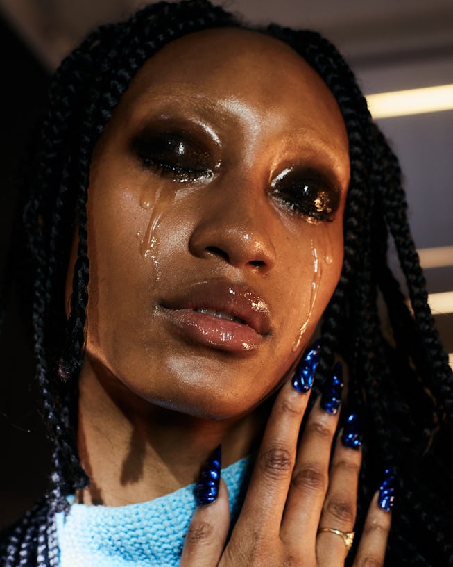 TikTok’s “Crying Makeup Trend” Hit The Runway At Head Of State