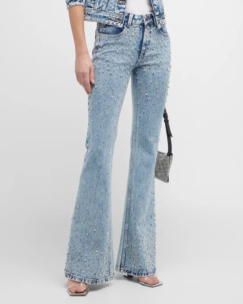 Crystal Embellished Denim: How To Wear The Trend Like It's *Not* 2003