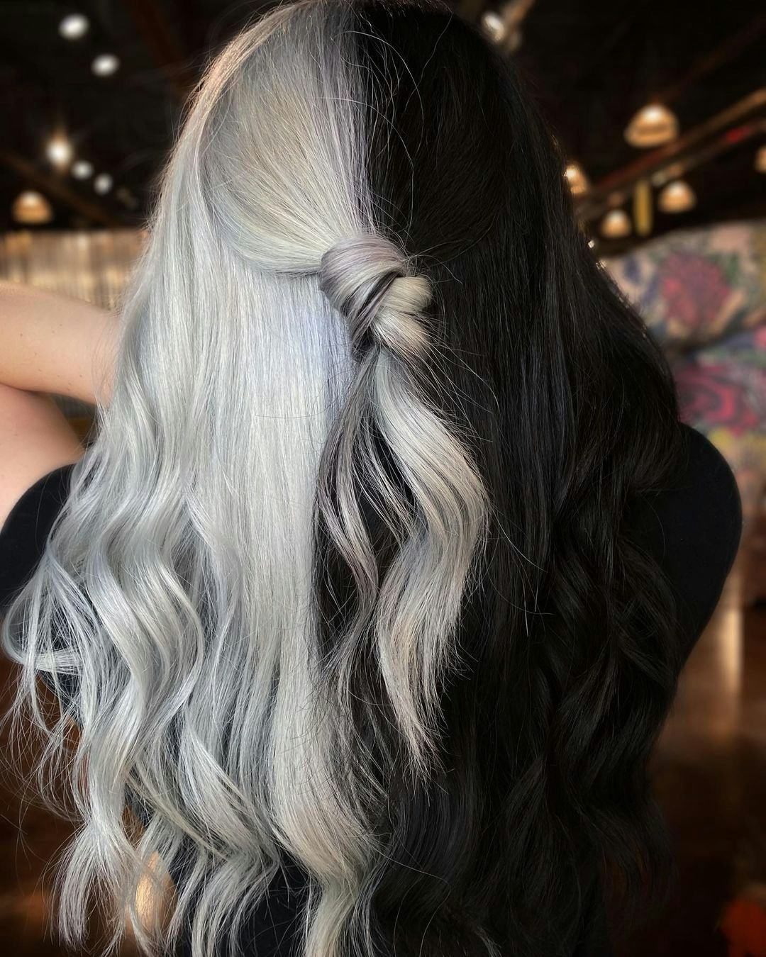 The Gemini Hair Color Trend Is For The Bold & Indecisive