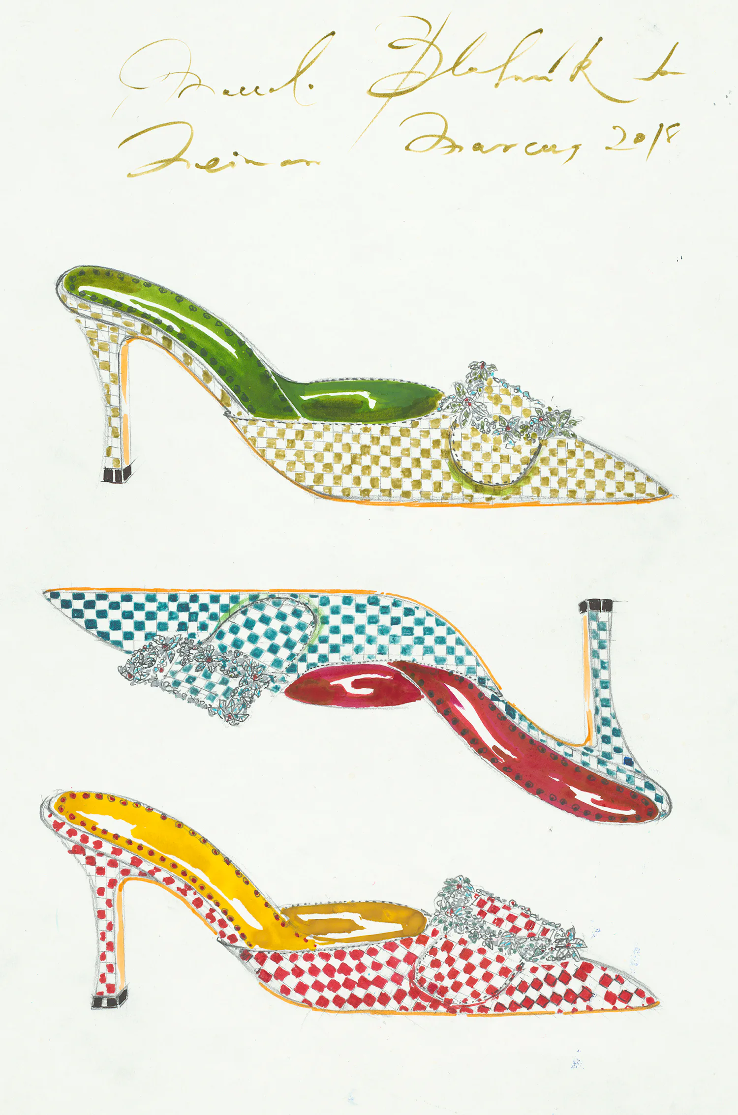 Manolo Blahnik on the Surprising Backstory of His Popular Maysale Shoes
