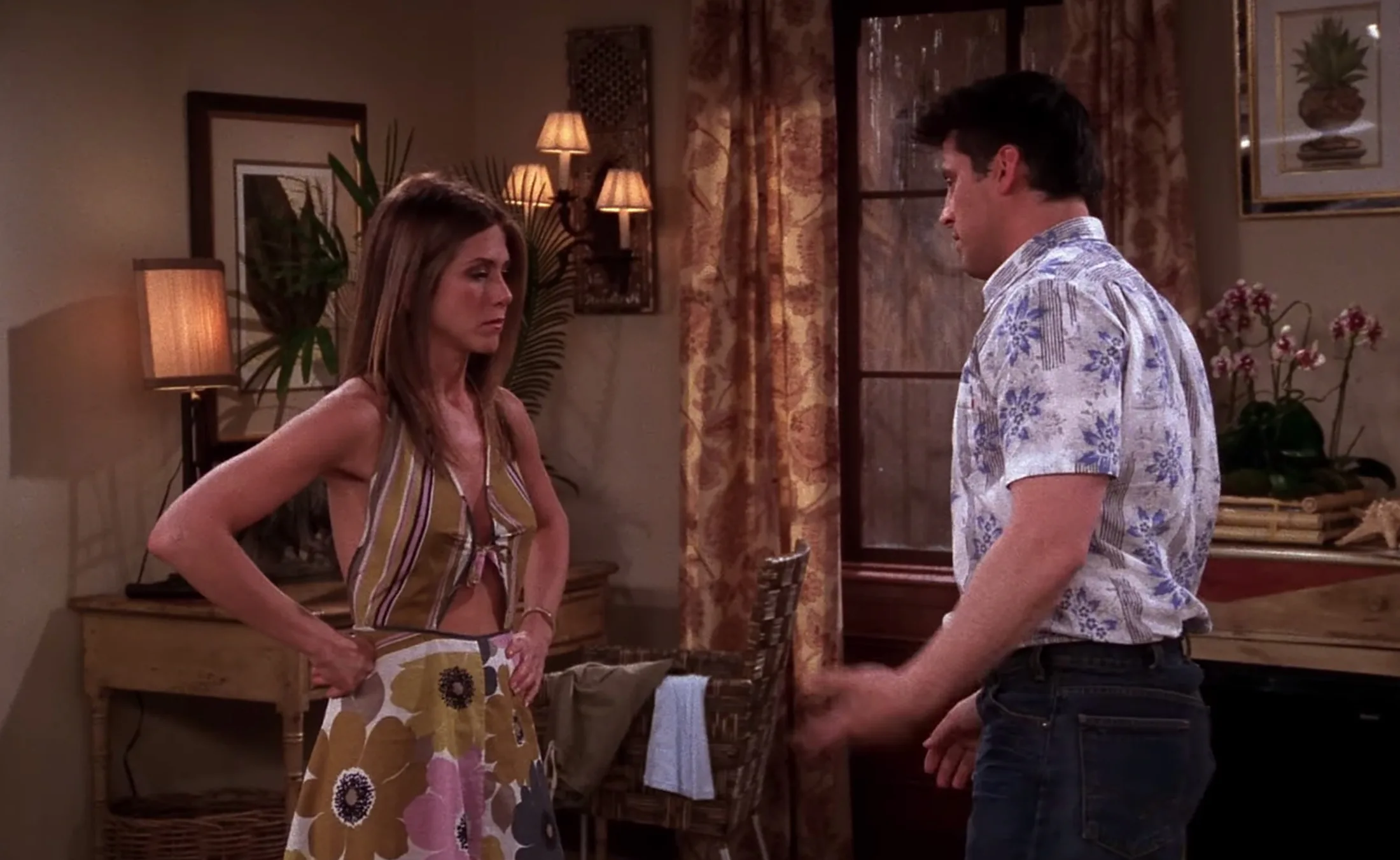 20 Years Ago, Rachel Kissed Joey On 'Friends' In Her Worst Outfit