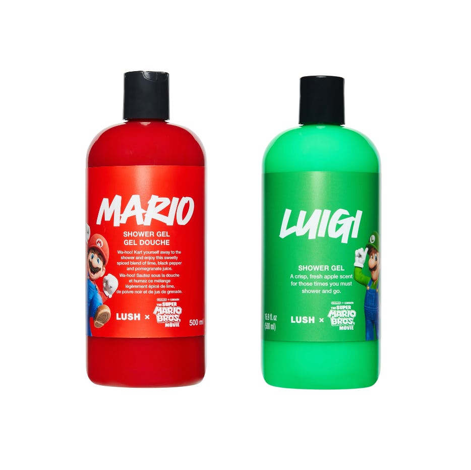 'The Super Mario Bros. Movie' and Lush Are Teaming Up On A Bath & Body ...