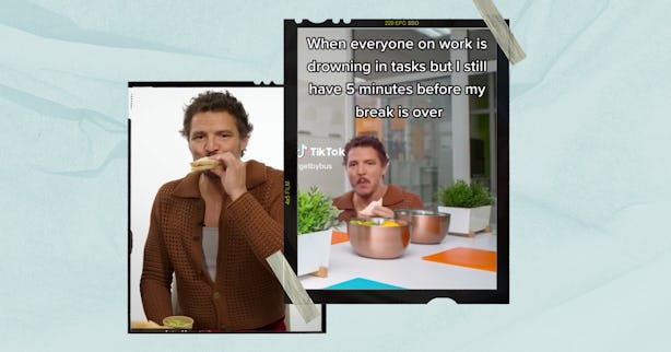 Pedro Pascal Eating A Sandwich Is Now A Viral TikTok Meme