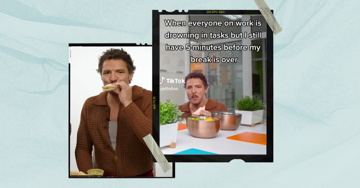 Pedro Pascal Eating A Sandwich Is Now A Viral TikTok Meme