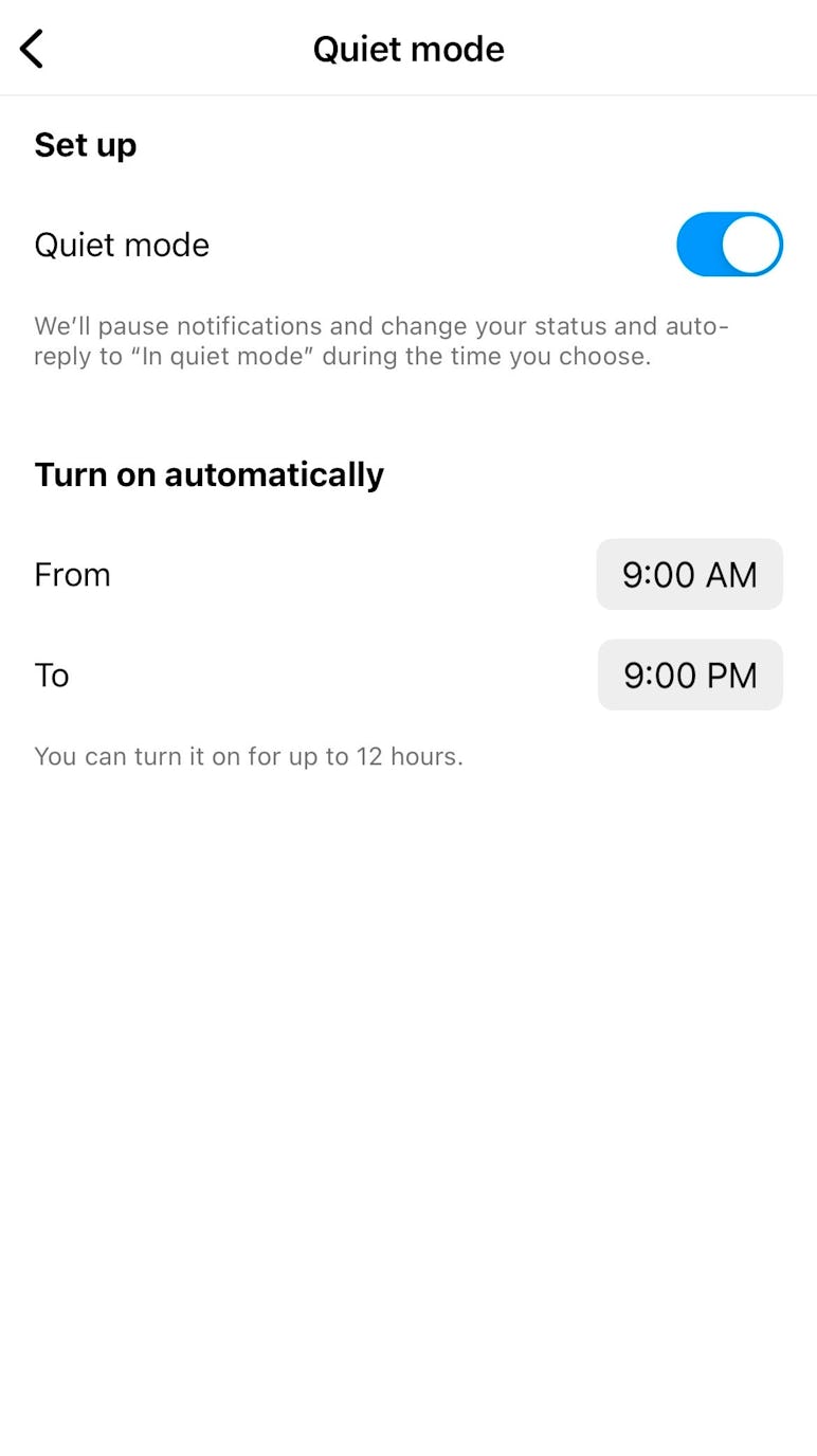 How To Use Instagram Quiet Mode