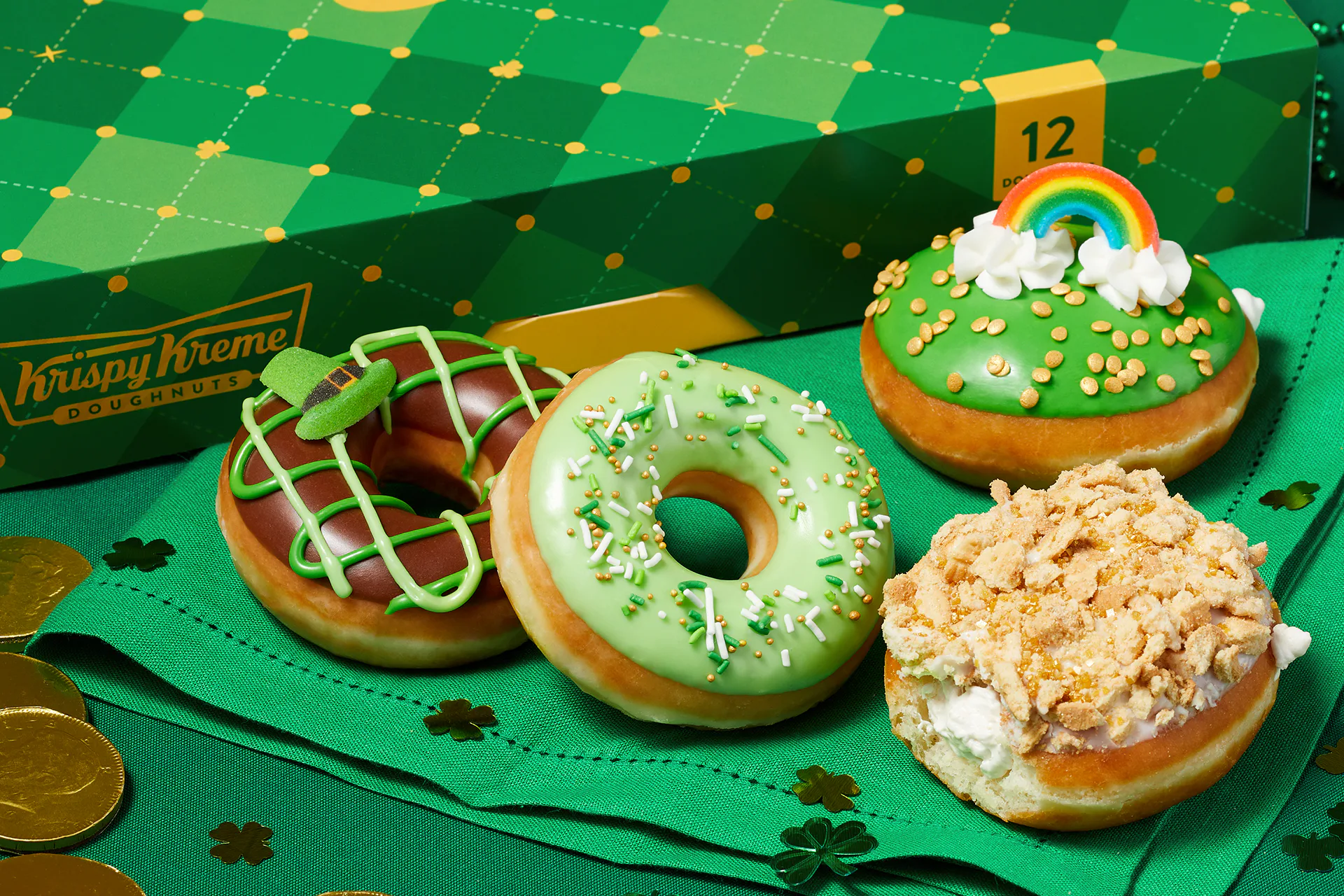 Krispy Kreme Reveals 2023 St. Patrick's Day Doughnuts