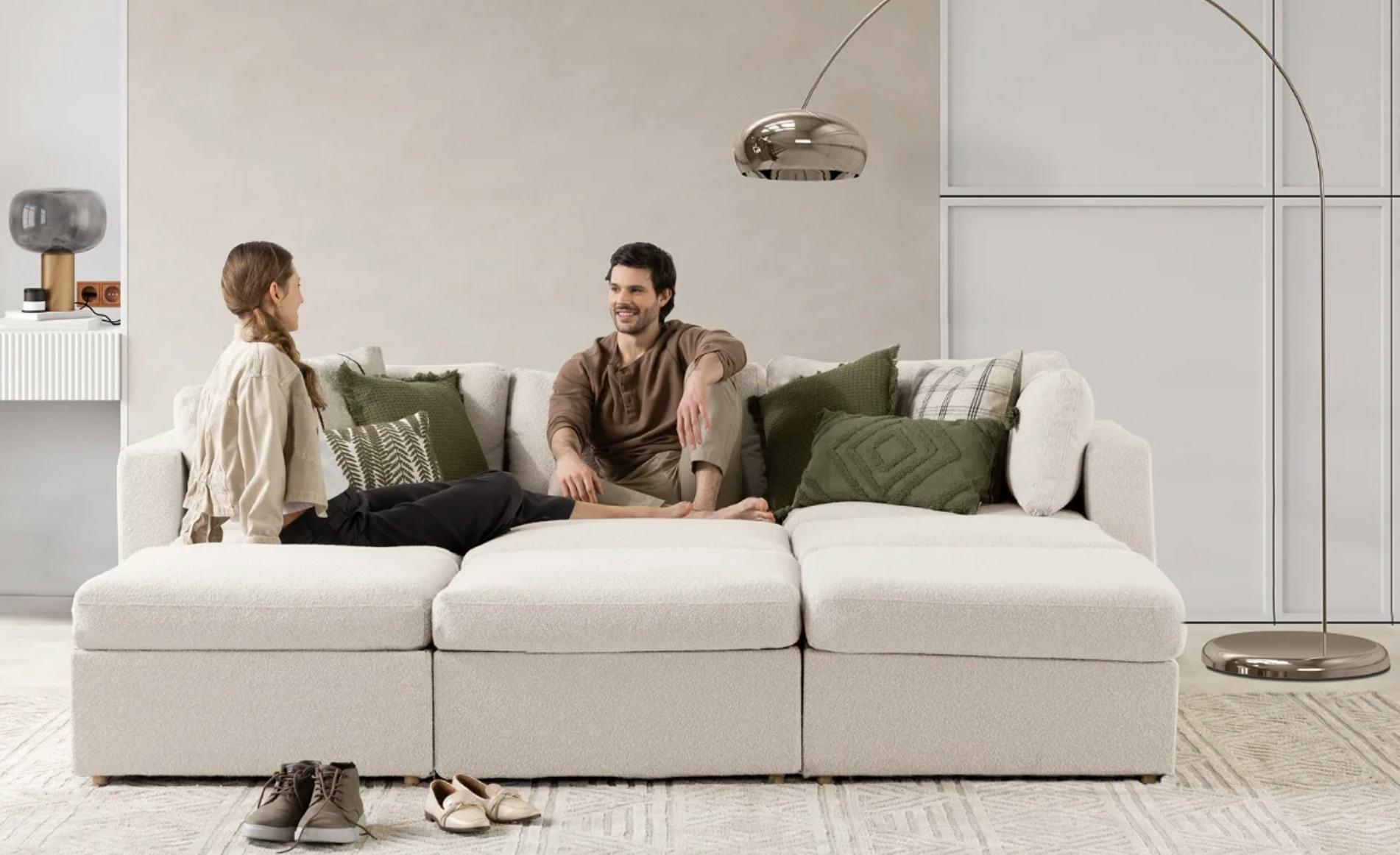 This Couch Goes From 2 To 10 People & Might Be The Last One You'll Ever ...