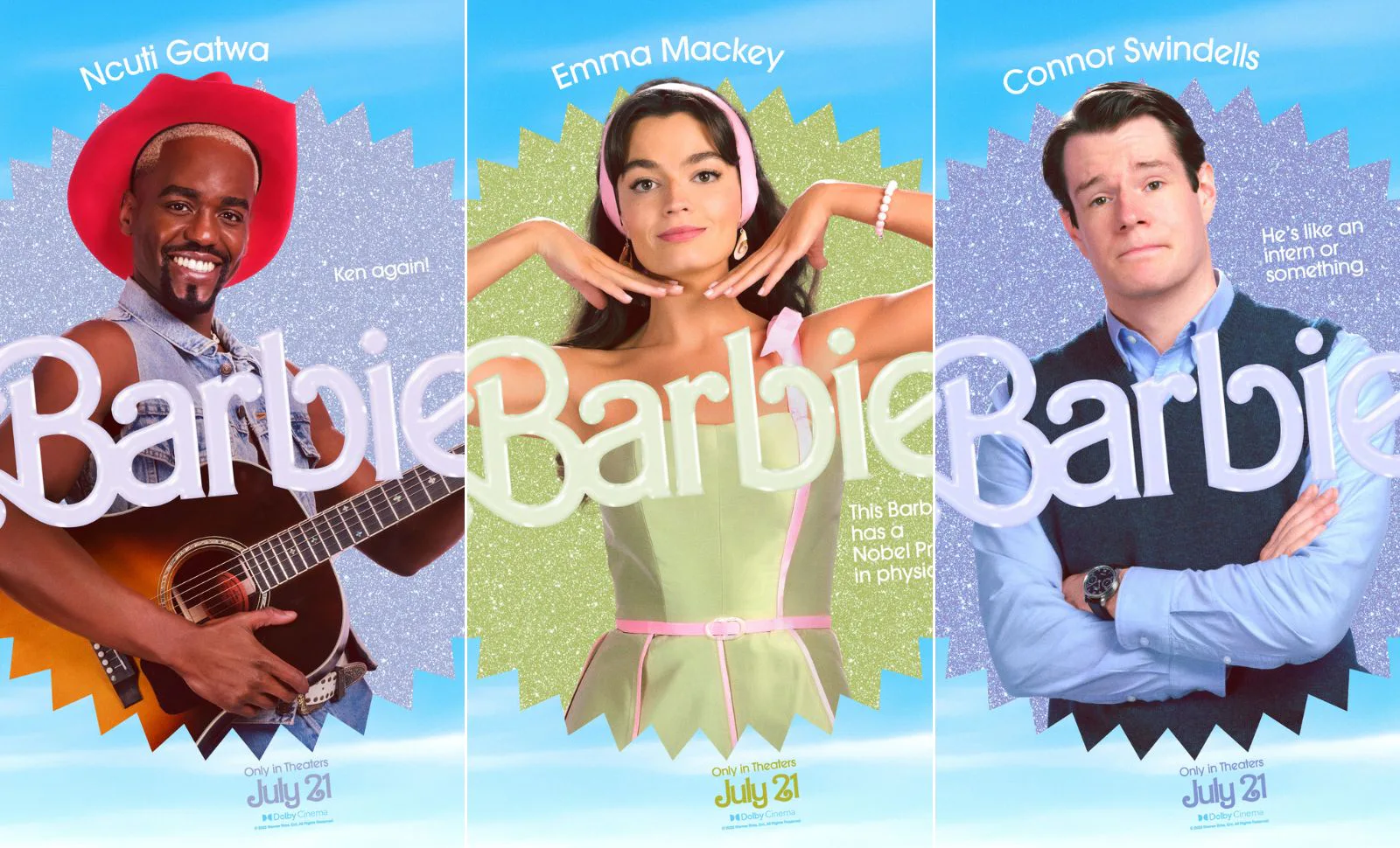 'Barbie' Reunites 'Sex Education's Emma Mackey, Ncuti Gatwa, & Connor ...