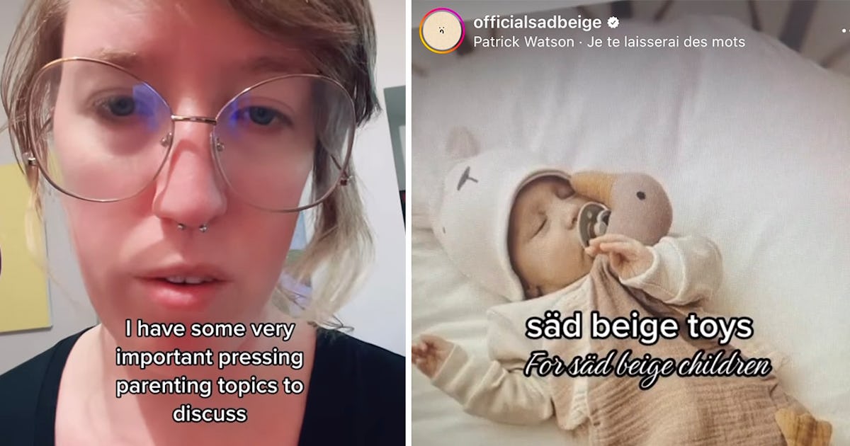 Instagram's Sad Beige Lady Offers Advice For Greeting Babies Instagram's Sad Beige Lady Offers Advice For Greeting Babies