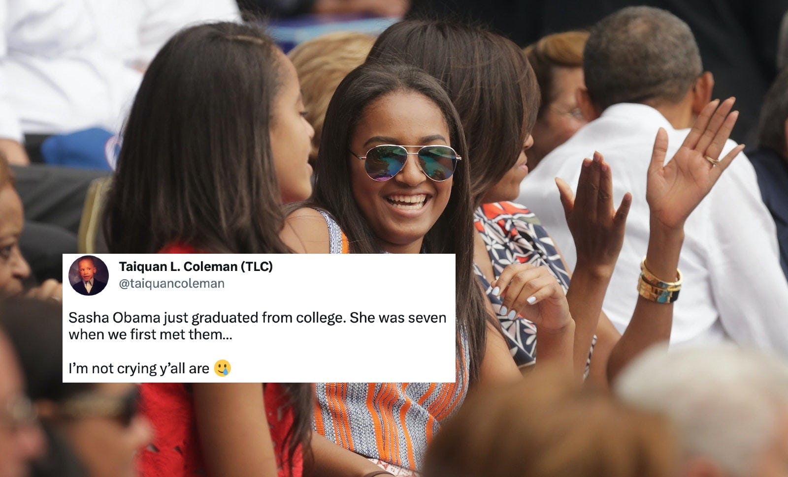 These Photos Of Sasha Obama's USC Graduation Are Everything