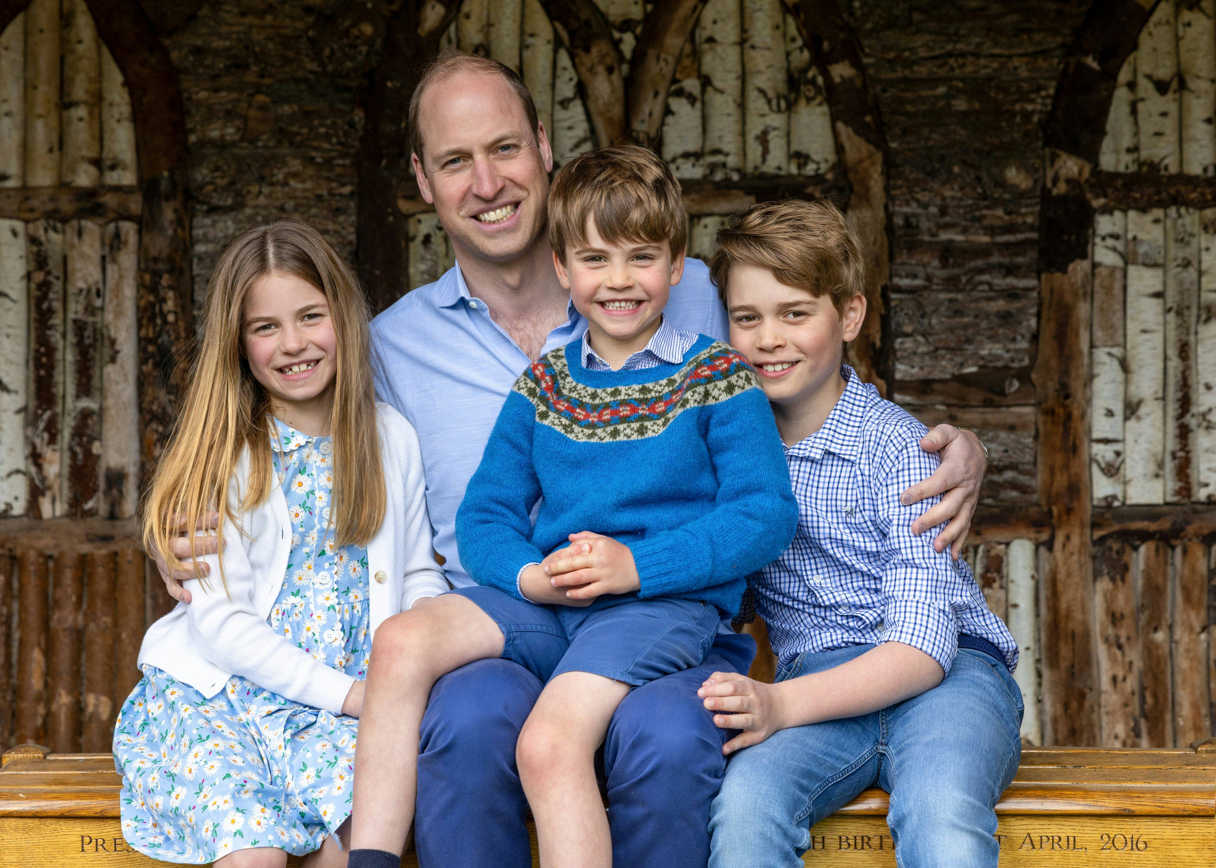 Prince William Celebrates Father's Day In New Photos With His Children
