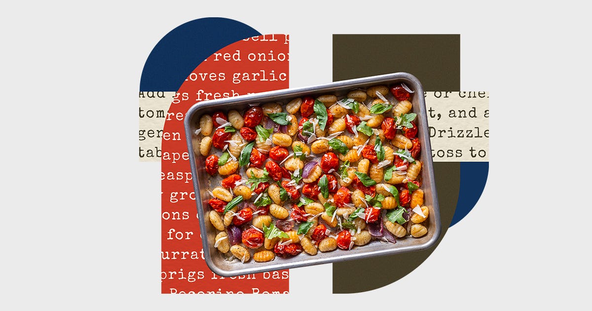Danny Freeman’s Sheet-Pan Gnocchi Caprese Recipe Is A Weeknight Winner