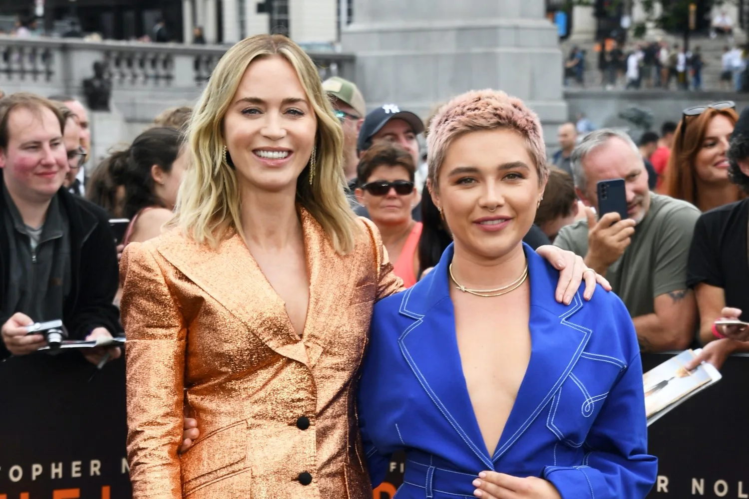 Florence Pugh Handled Emily Blunt's Wardrobe Mishap Like A Pro