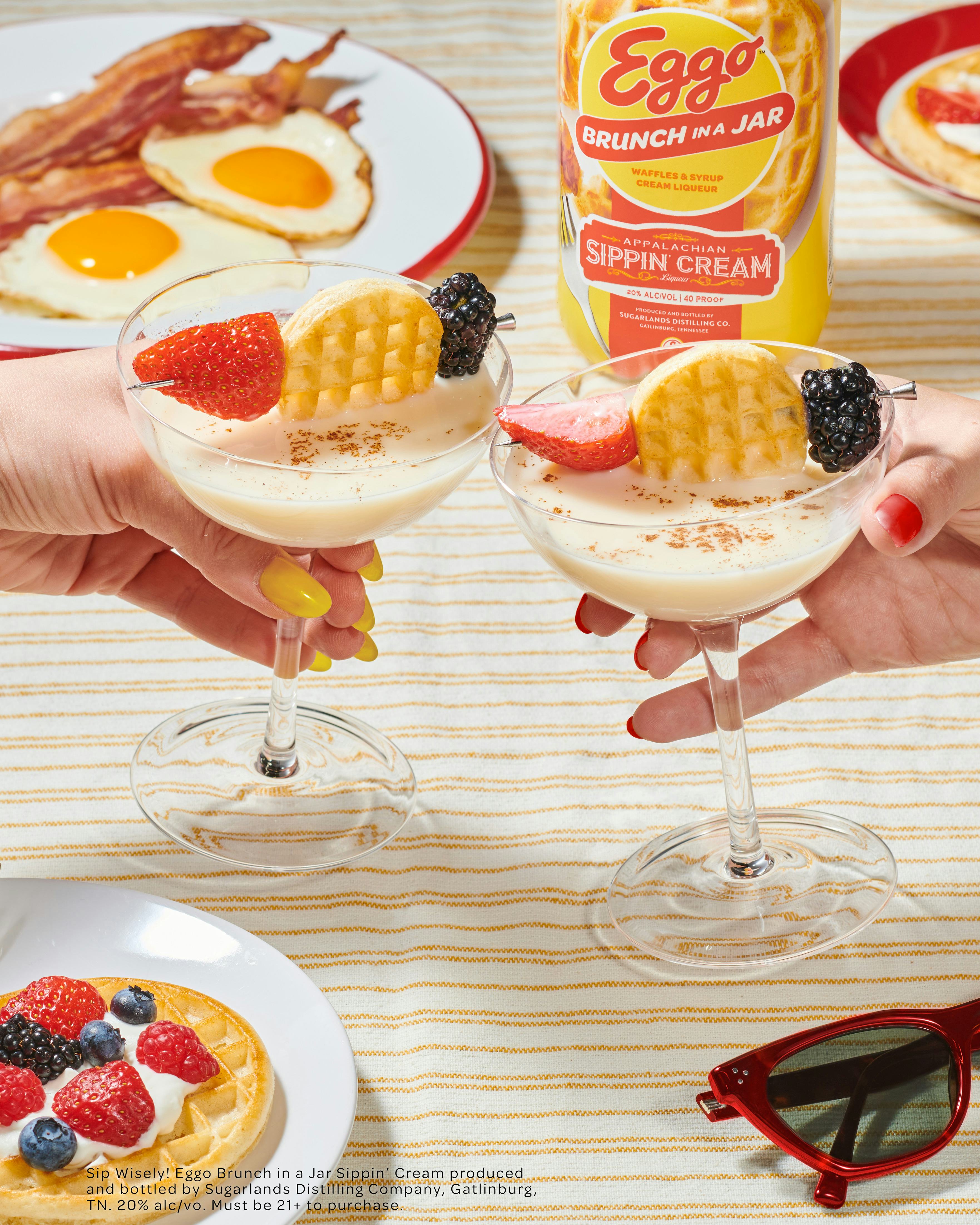 Eggo's New 'Brunch In A Jar' Liqueur Literally Tastes Like Syrupy Waffles