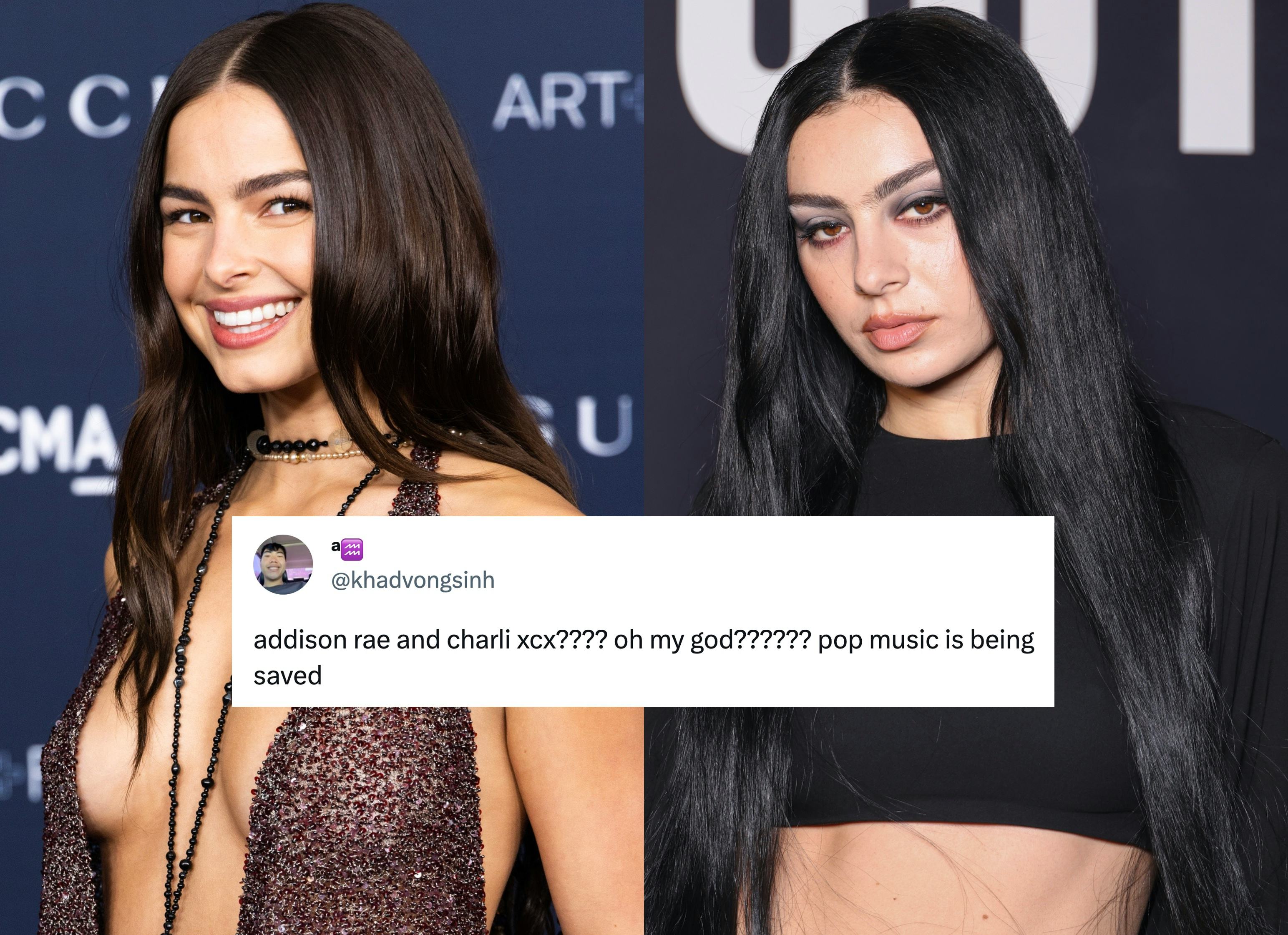 Here's Why Fans Think Addison Rae Is Teasing A Collab With Charli XCX