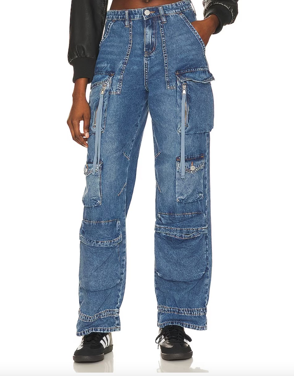 How To Wear Cargo Jeans For Fall 2022