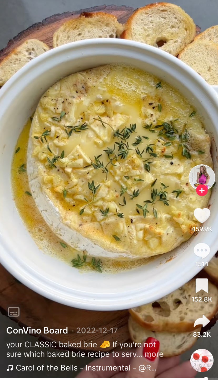 These Baked Brie Recipes On TikTok Will Cheese Up Your Content