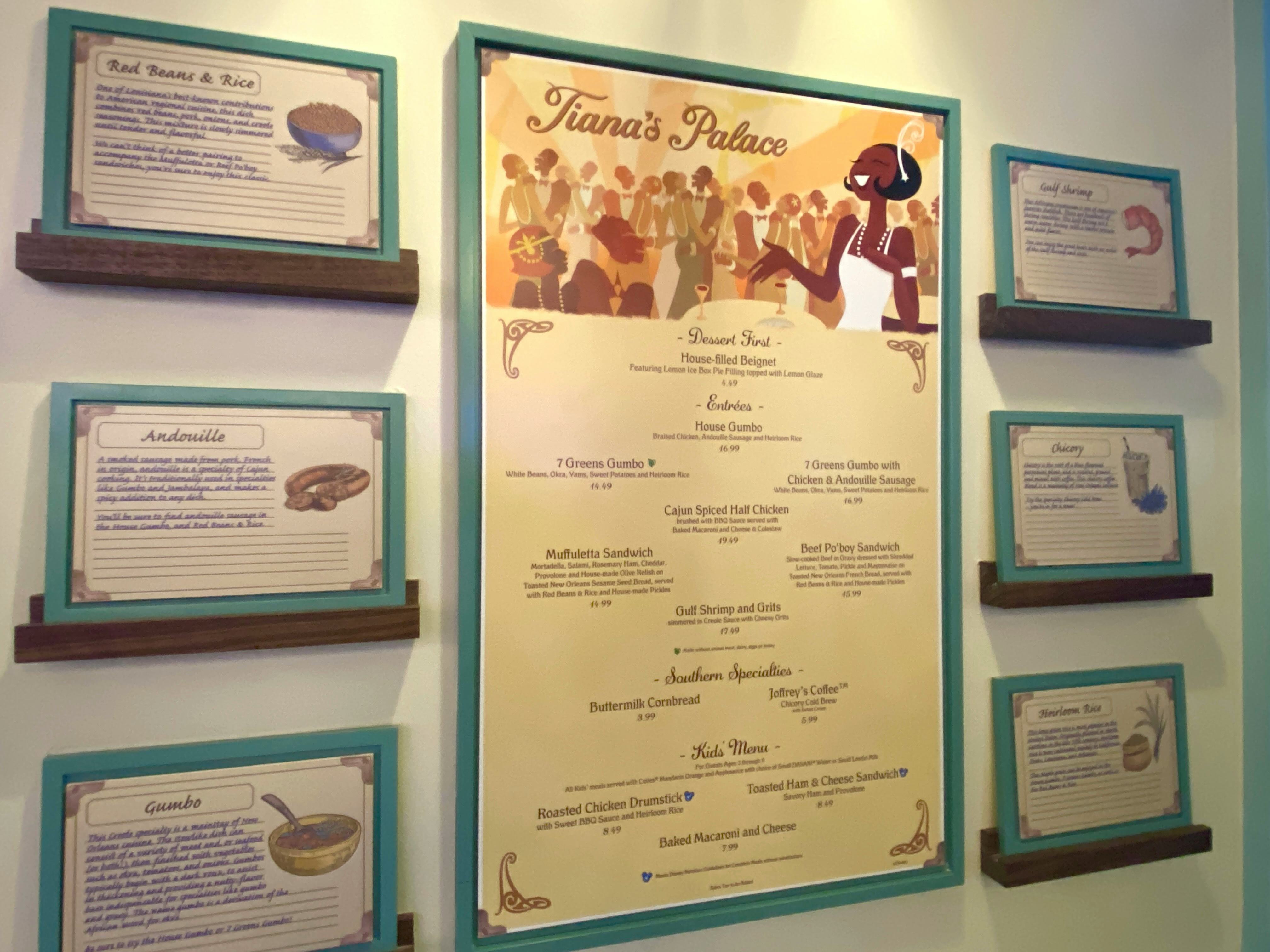 Inside Disney's Tiana's Palace 'Princess And The Frog' Restaurant