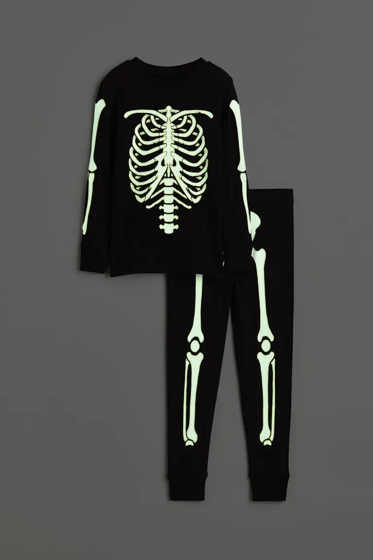 Stunning Glow In The Dark Skeleton Pajamas Photos