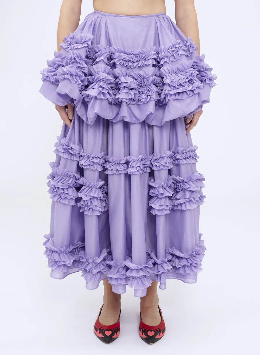 The Flared Skirt Trend Will Be Everywhere In Spring 2024 — Here's How ...