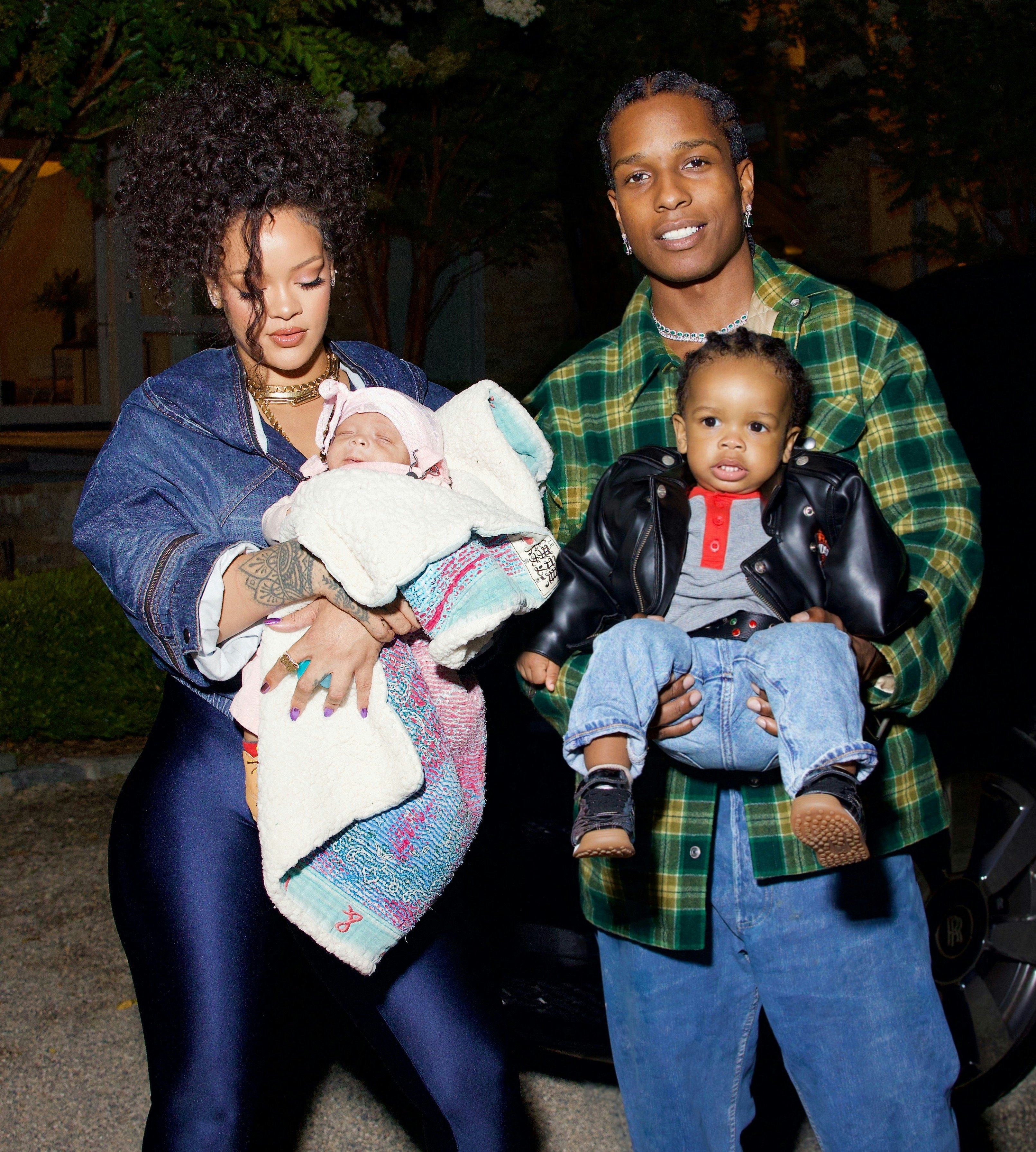 Rihanna & A$AP Rocky Share First Photos Of Son Riot Rose Mayers