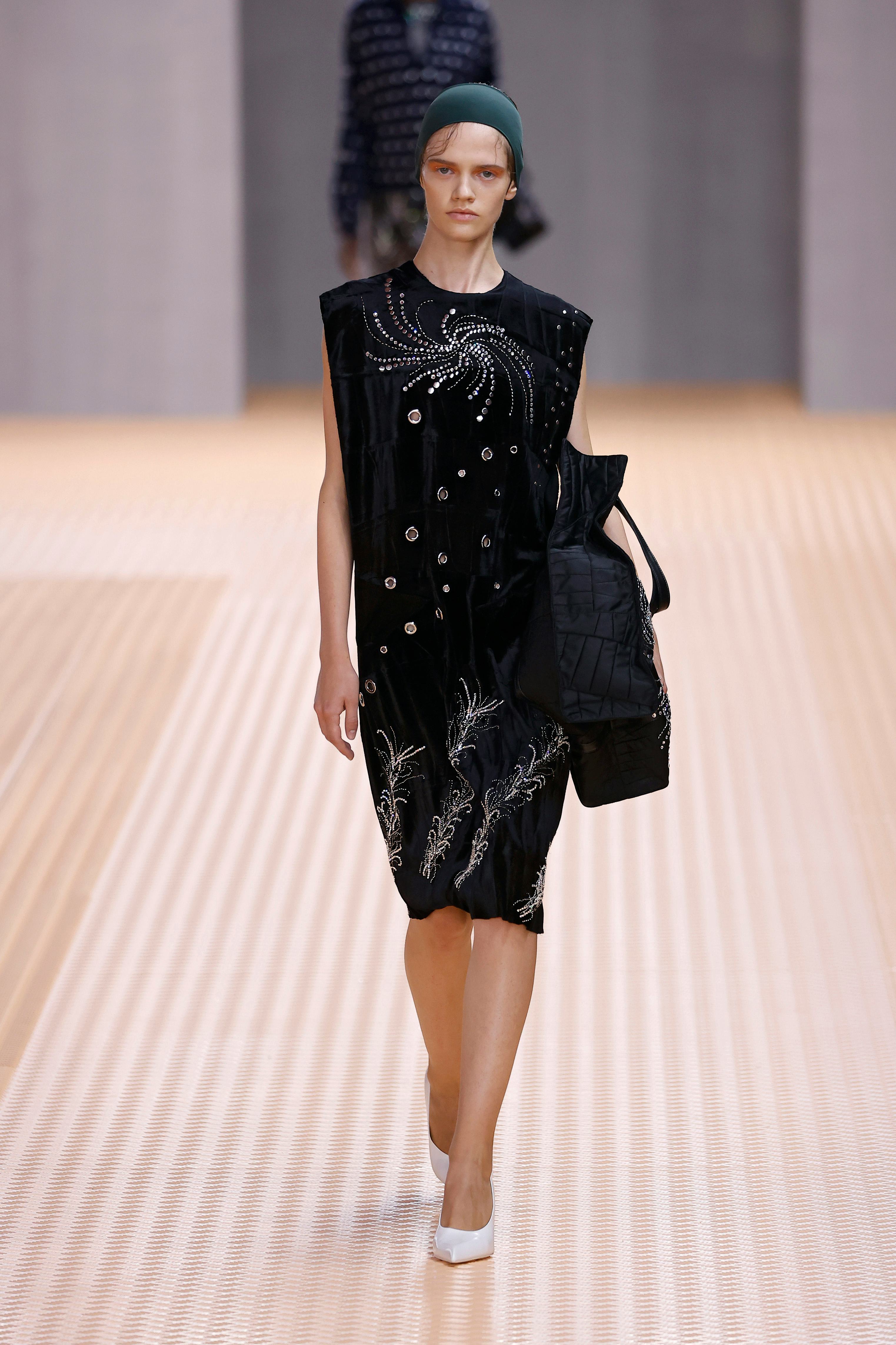 Prada’s Spring 2024 Collection Flies in the Face of Minimalism