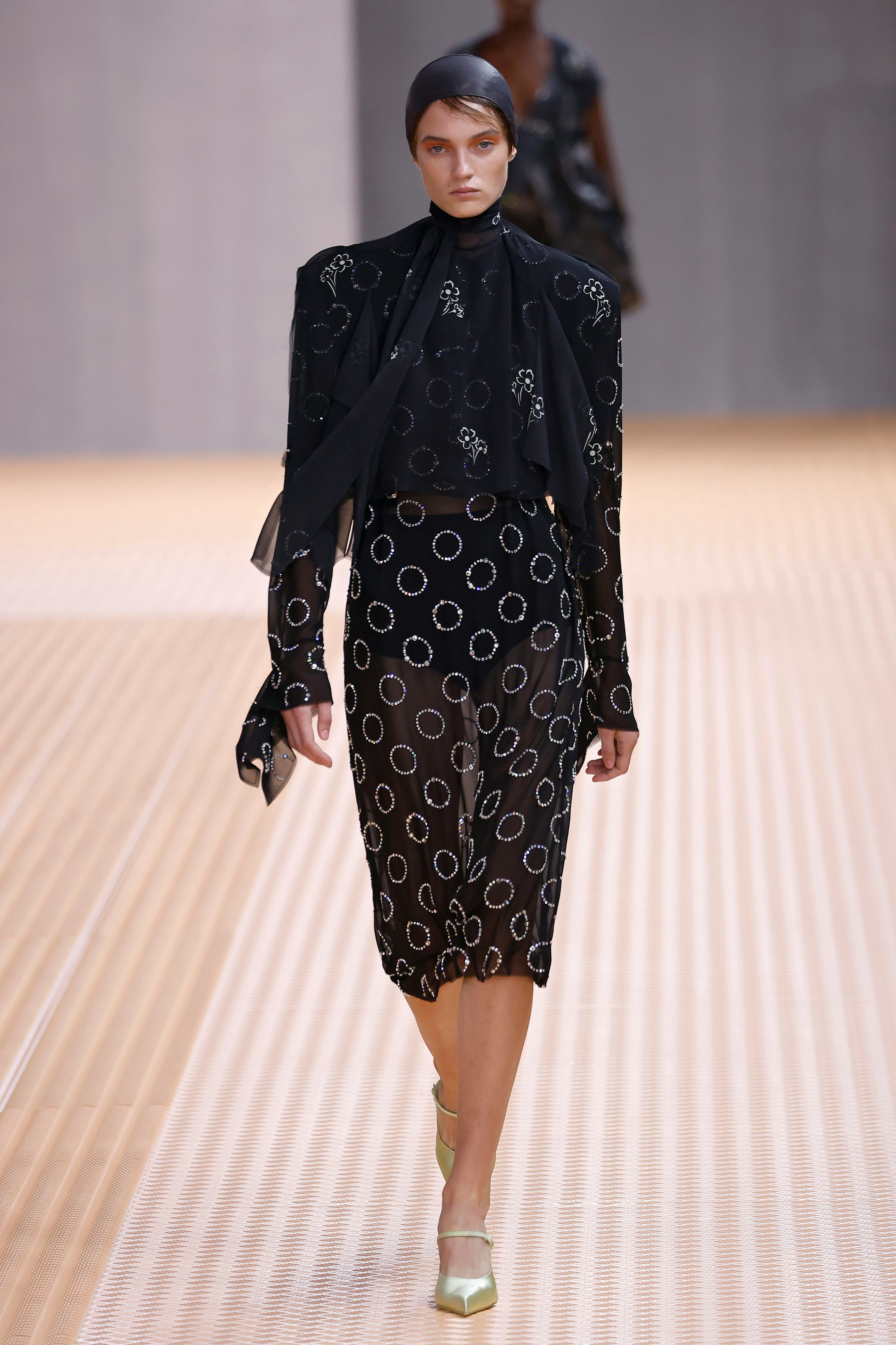 Prada’s Spring 2024 Collection Flies in the Face of Minimalism