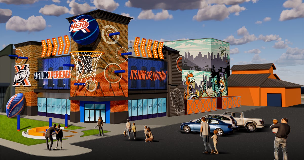 NERF-Themed Action Parks Are Opening In 2024 With Blaster Battle Zones