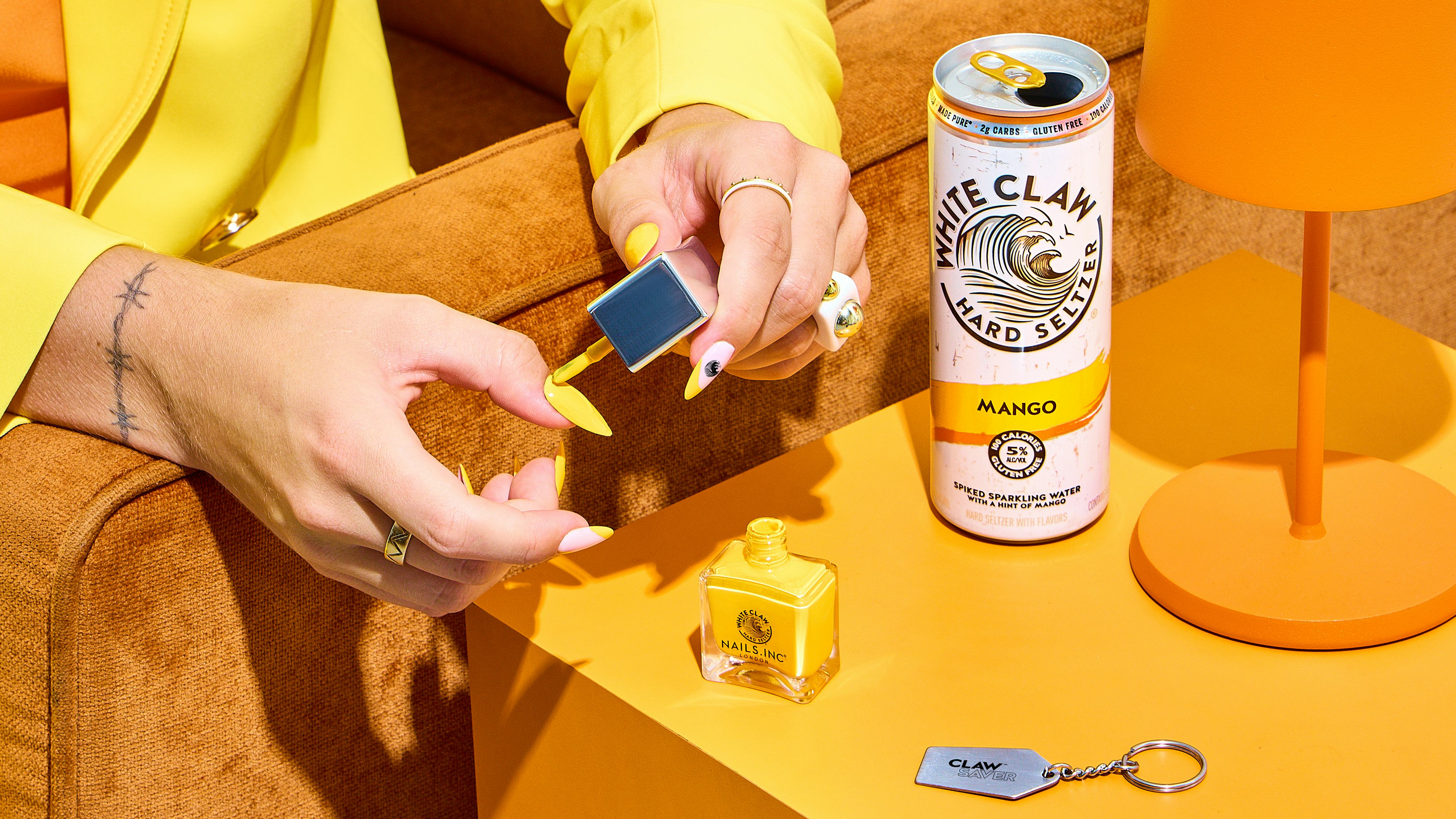 Nails Inc. & White Claw Drop A Seltzer-Themed Nail Polish Collection